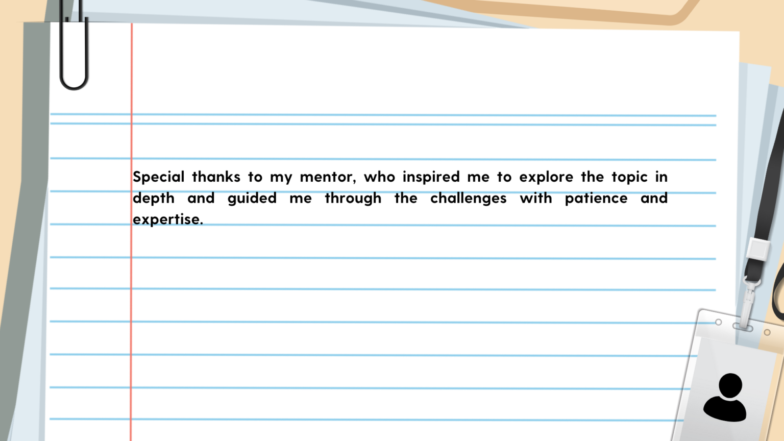 Acknowledgement For Project File Class 12: Thankful For The Journey